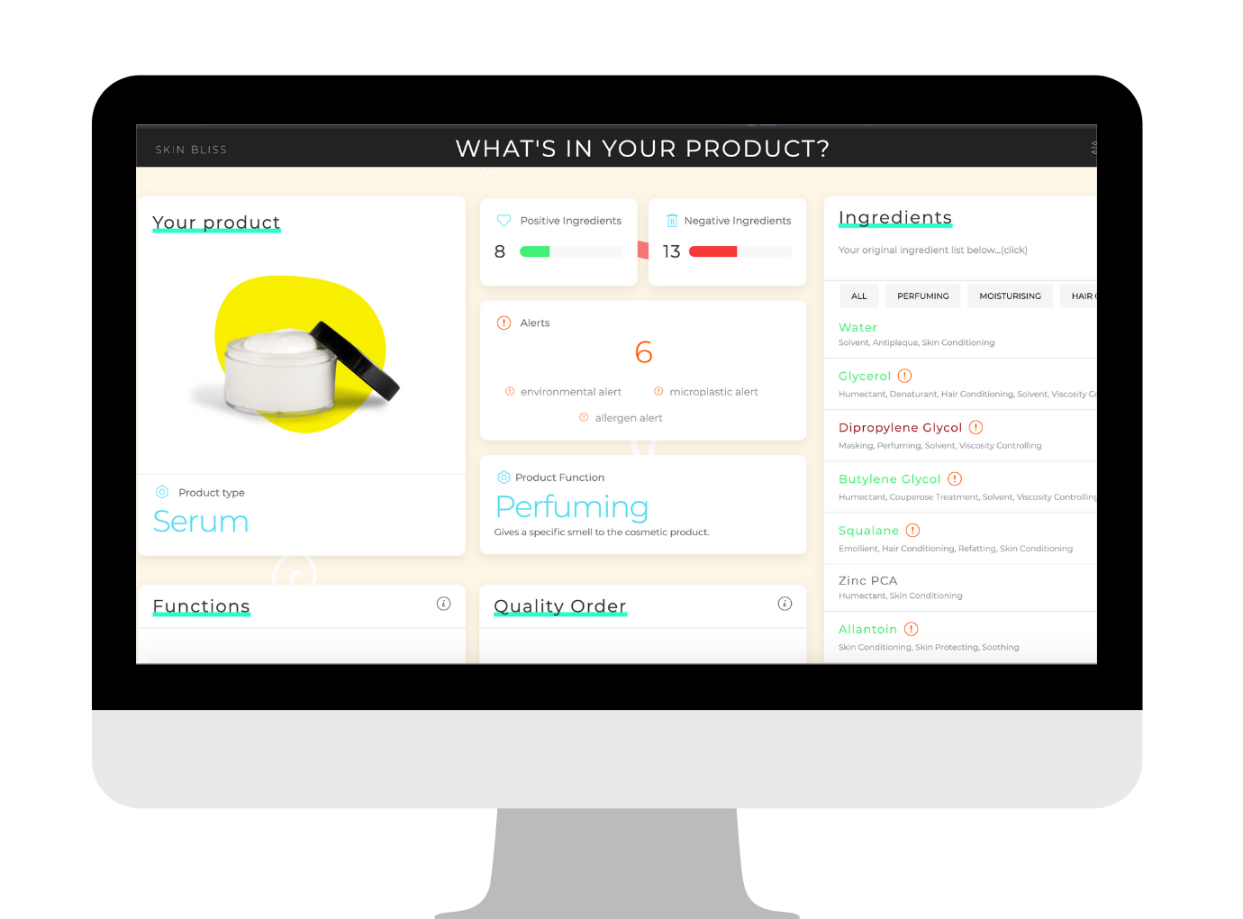Skin Bliss | The cosmetic scanner powered by AI